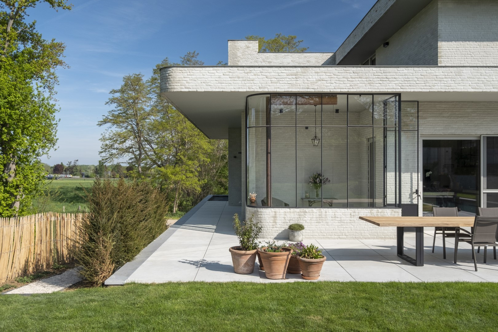 Texture Painting | Realisaties | Architecturale villa Herent